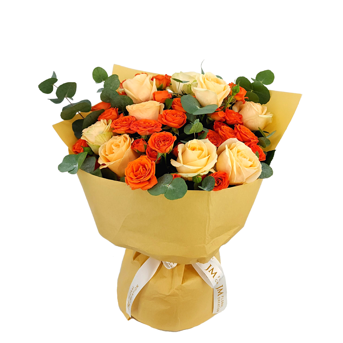 Calista (9 Roses, 6 Rose Spray) - Flower Bouquet
