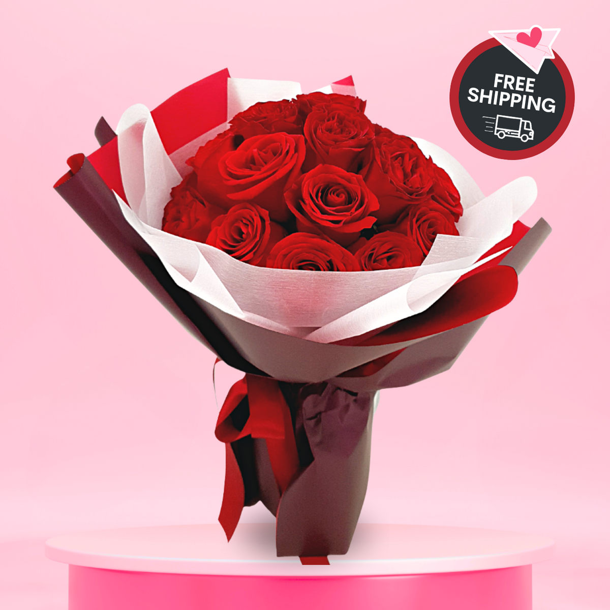 Destiny Red (12/24/50/99 Roses) - Flower Bouquet