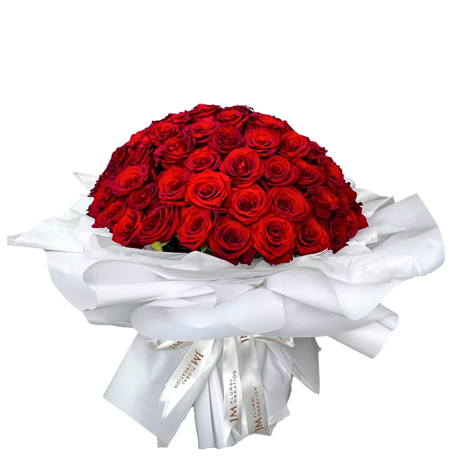 Jenna (99 Roses) - Flower Bouquet – JM Flower