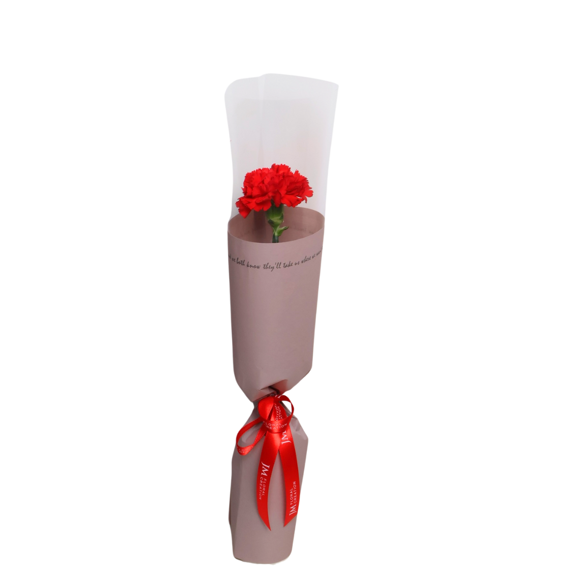 Carnation Single Stalk Bouquet