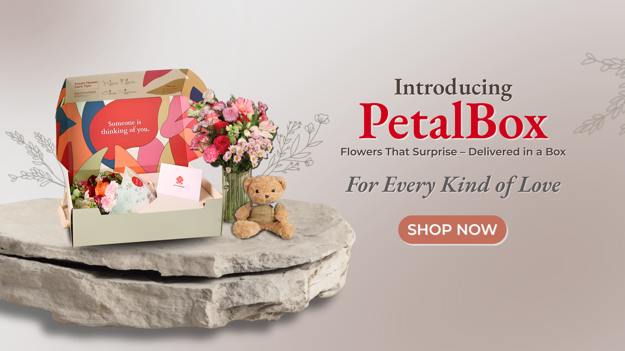 PetalBox Flower Gift Boxes | Bloom Box Delivery | JM Flower