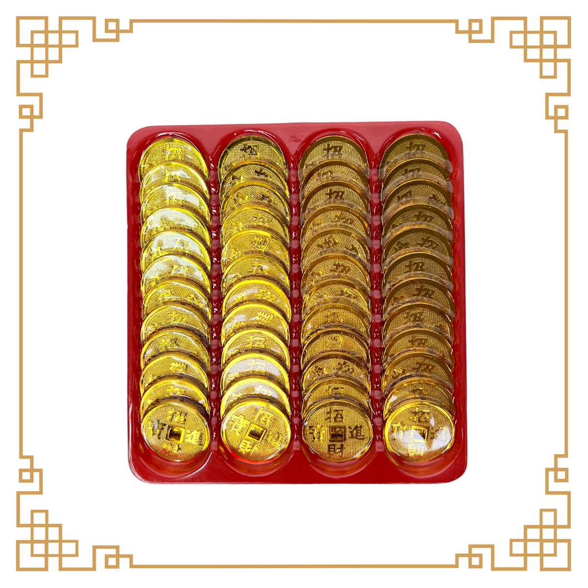 CNY Gold Coins 3cm (48P) | JM Flower